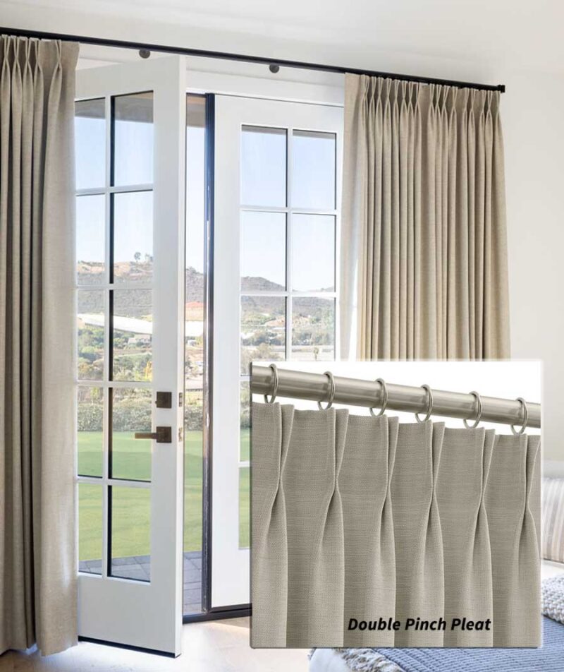 Pinch Pleat Drapery Design Inspiration | Seeview Blinds & Shutters